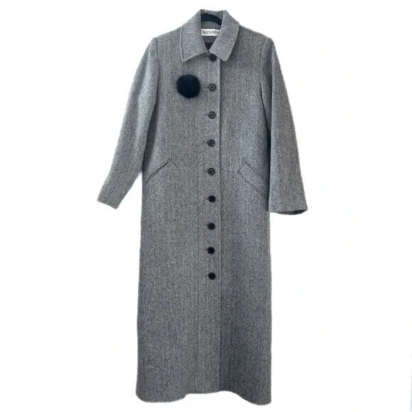Mackintosh | Jackets & Coats | Mackintosh Long Wool Coat Vintage Grey ...